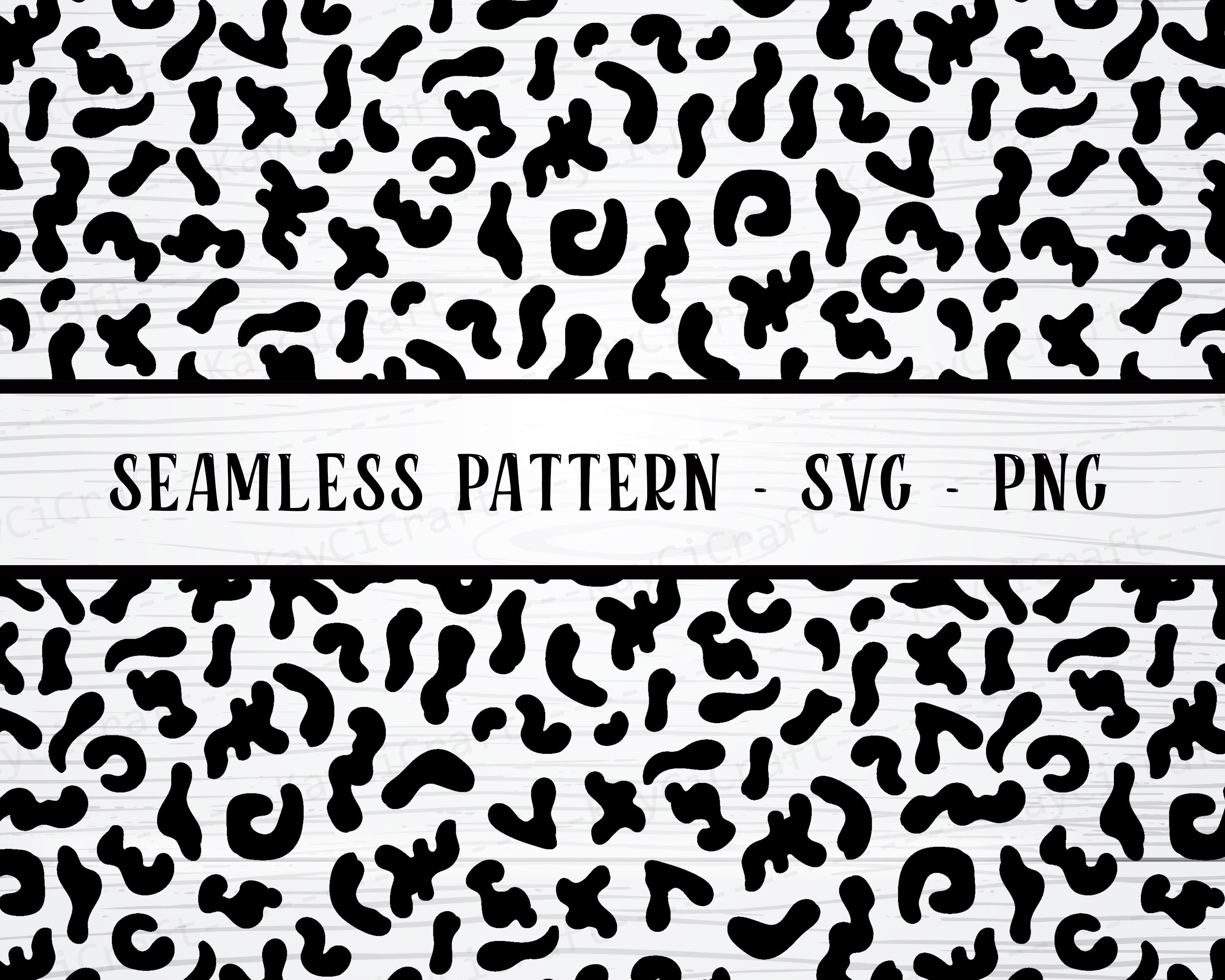 Seamless Animal Print Pattern SVG Seamless Animal Print - Etsy