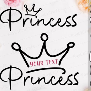 Personalized Princess Svg / Princess SVG / Princess Crown Svg ...