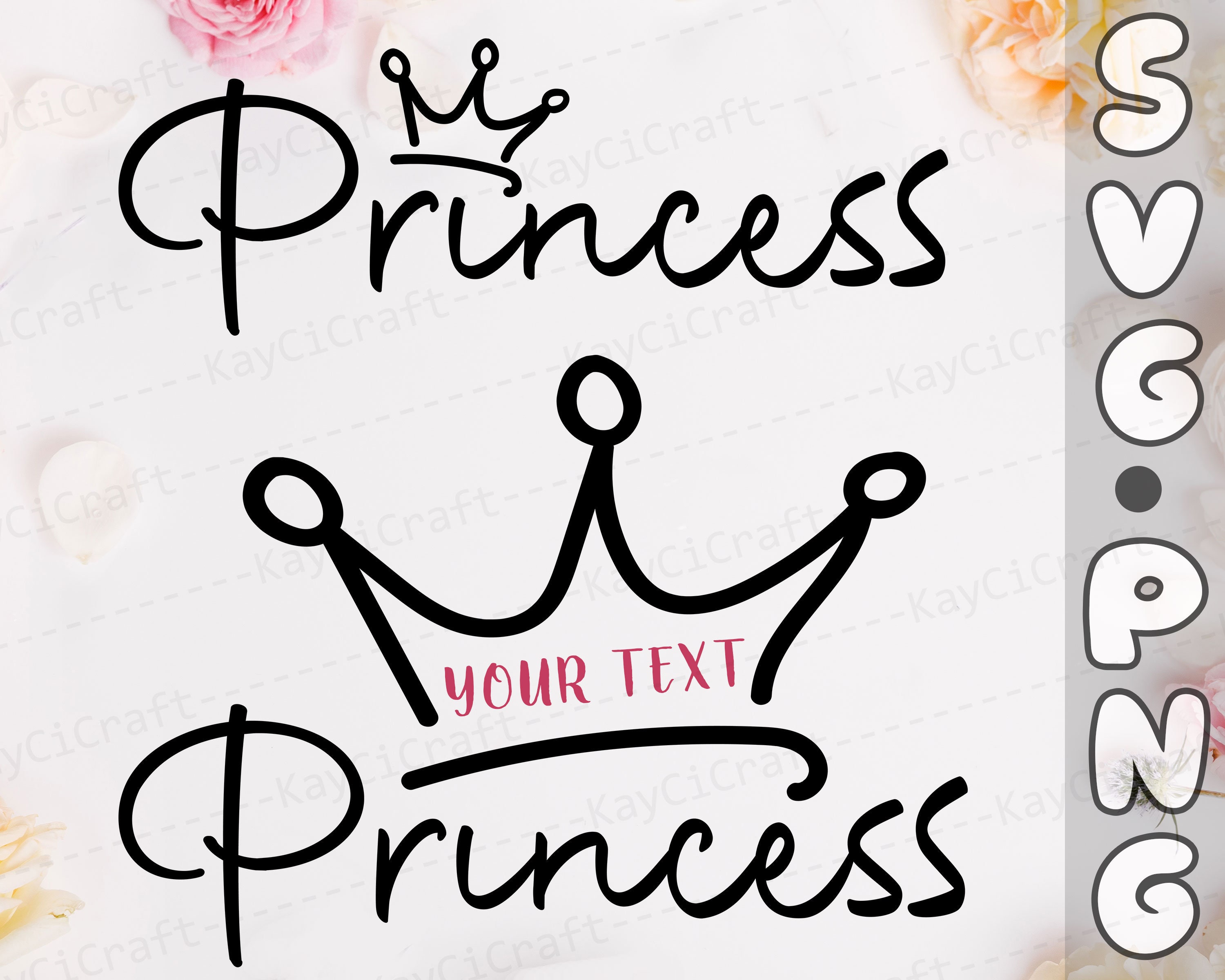 Personalized Princess Svg / Princess SVG / Princess Crown Svg - Etsy UK
