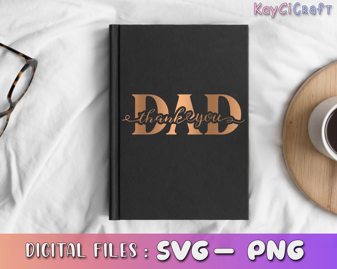 Dad Split Monogram SVG | I Love You Dad SVG | Father's Day Svg | Thank ...