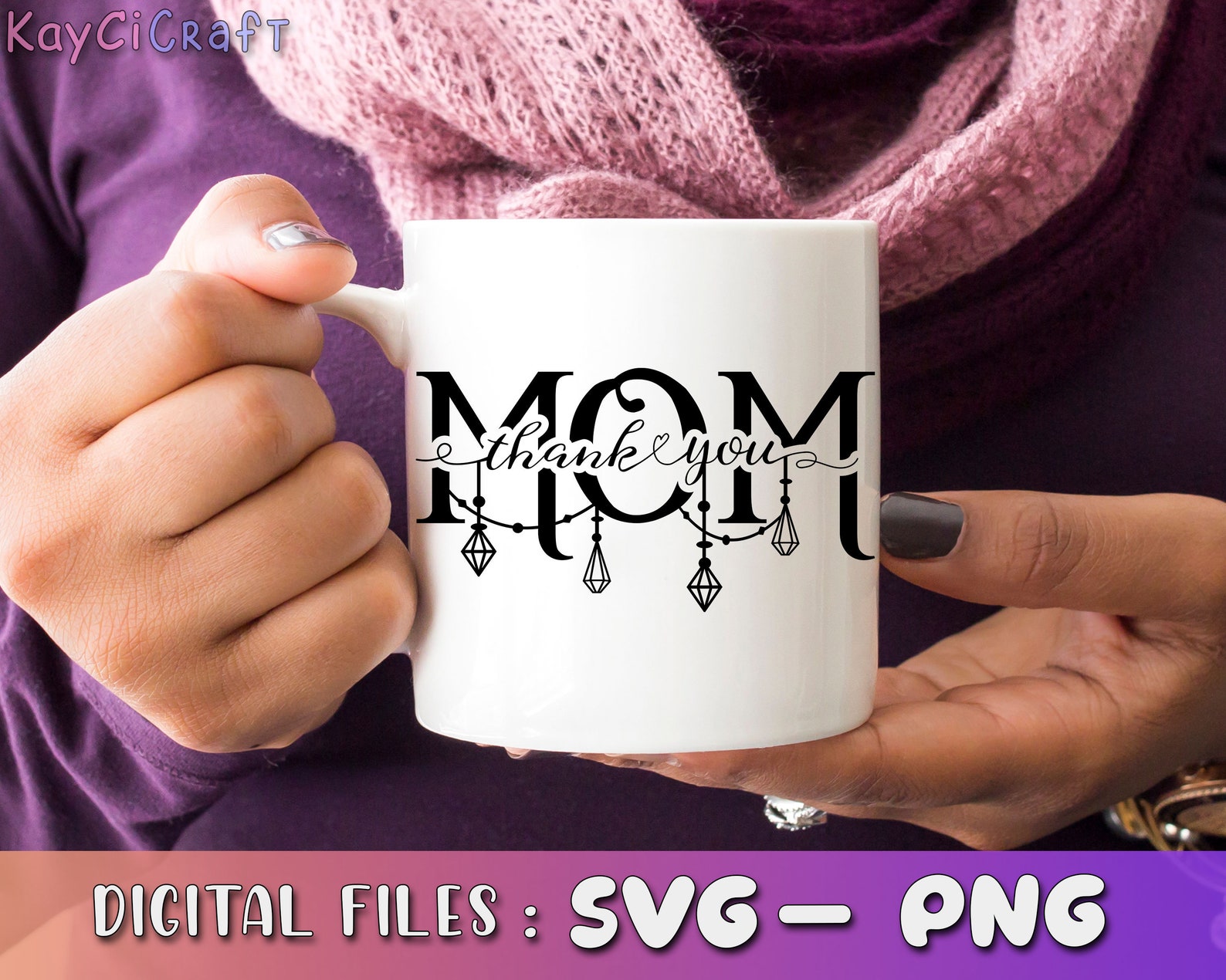 Mom Split Monogram SVG I Love You Mom SVG Mother's Day - Etsy