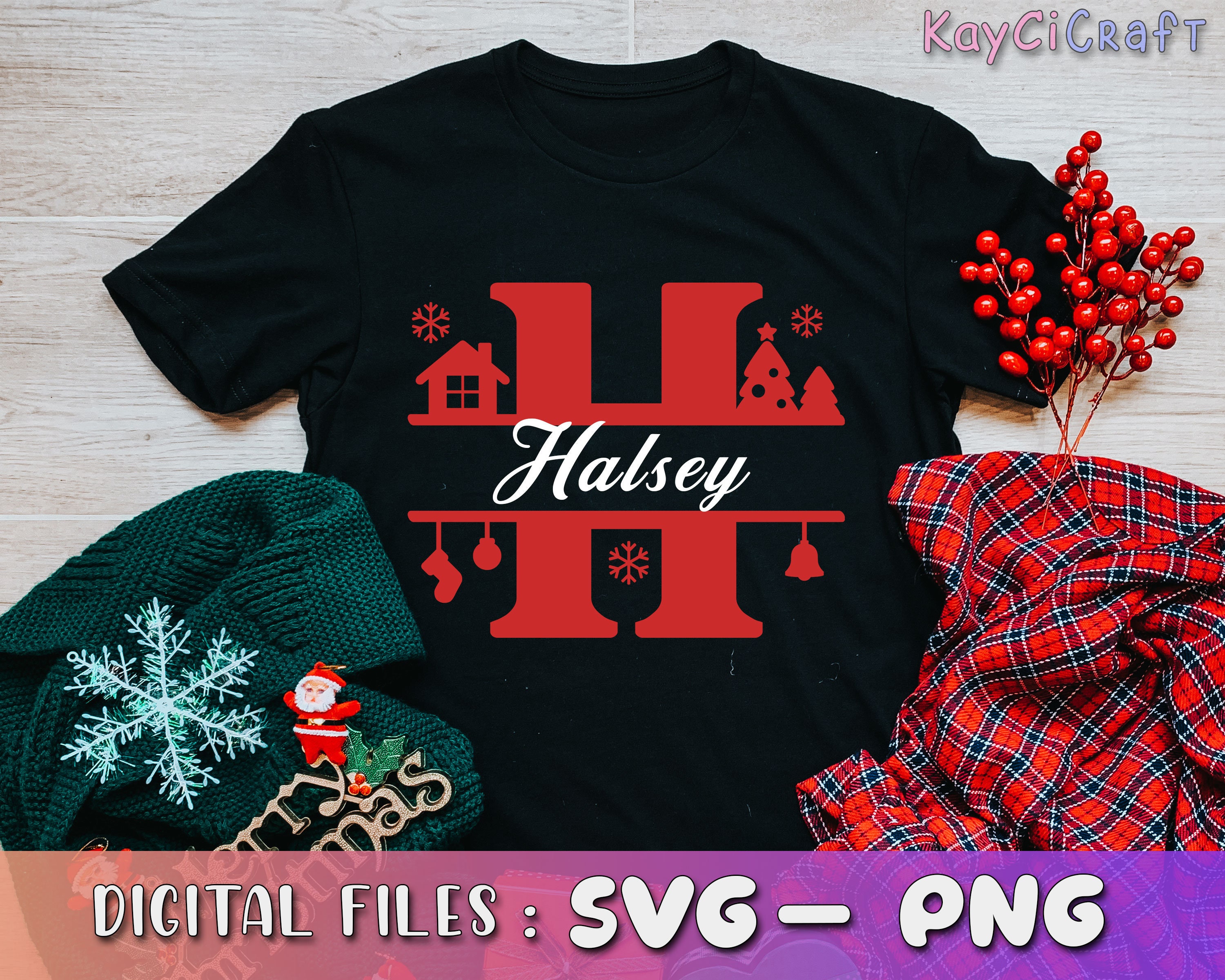 Christmas Alphabet SVG Christmas Font Svg Christmas - Etsy