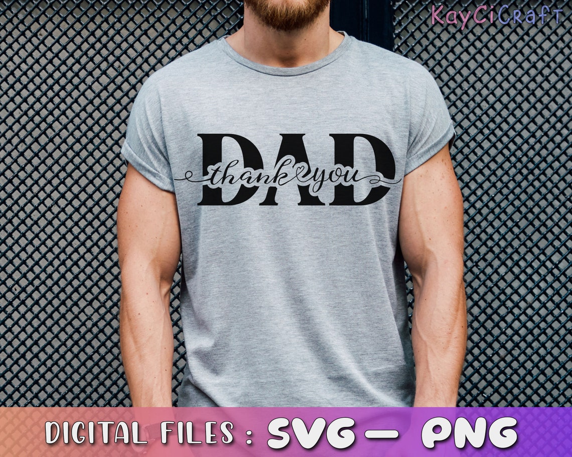 Dad Split Monogram SVG I Love You Dad SVG Father's Day - Etsy