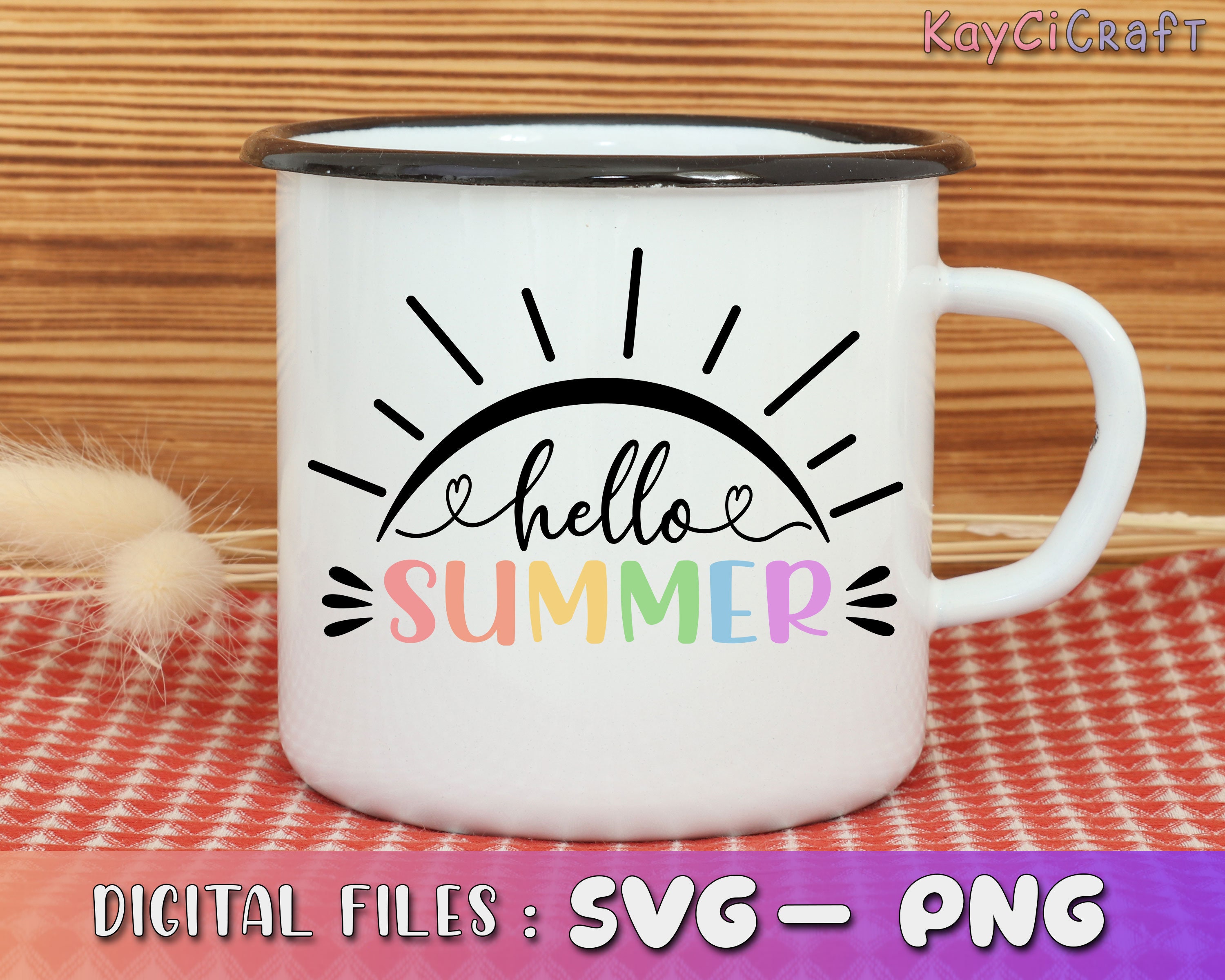 Hello Summer SVG / Summer SVG / Cute Summer Svg / Hello Summer - Etsy