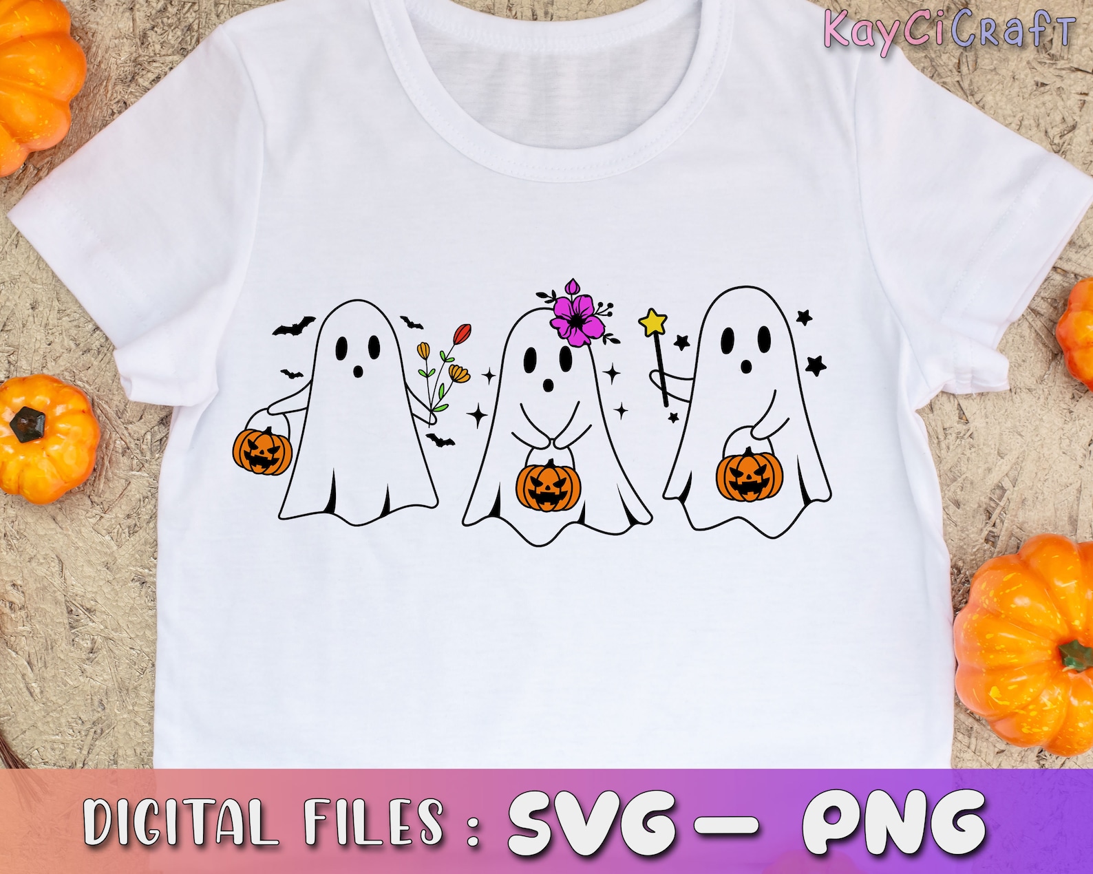 Ghost Bundle Svg / Floral Ghost Svg / Boo Svg / Halloween - Etsy