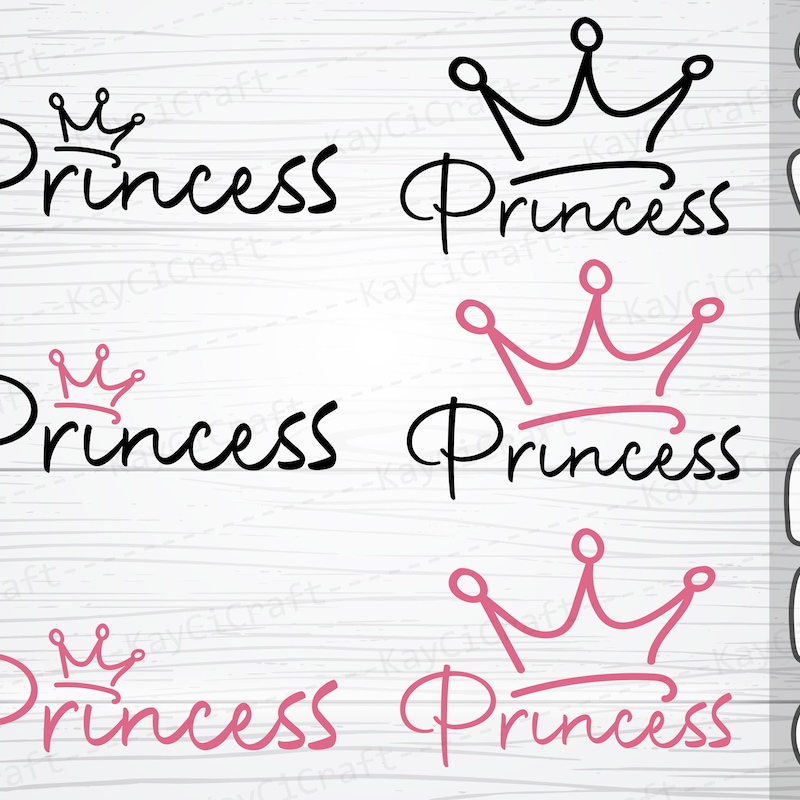 Princess Crown Svg - Etsy