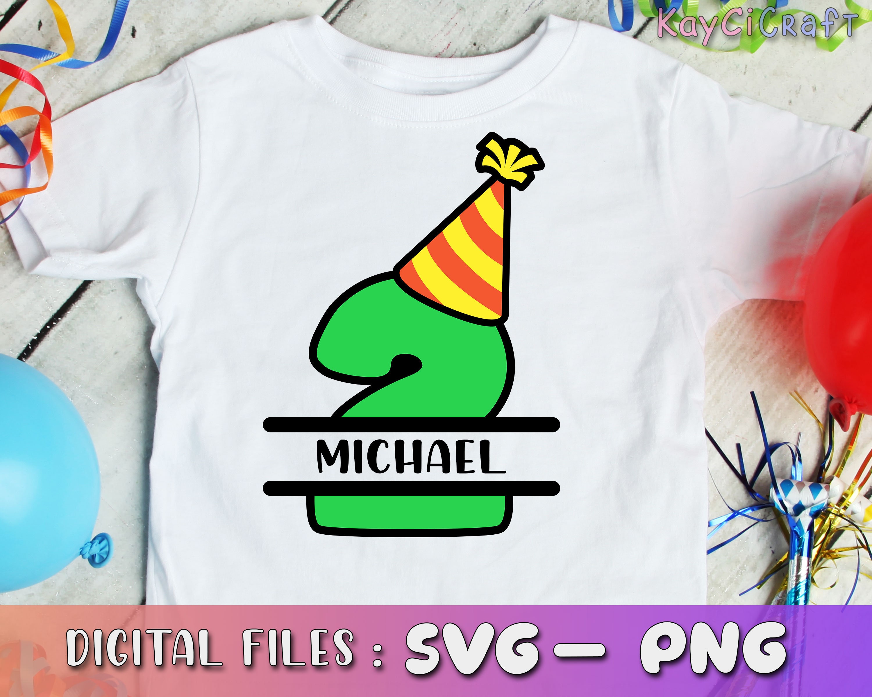 Personalized Birthday Number SVG Birthday Age Monogram SVG - Etsy