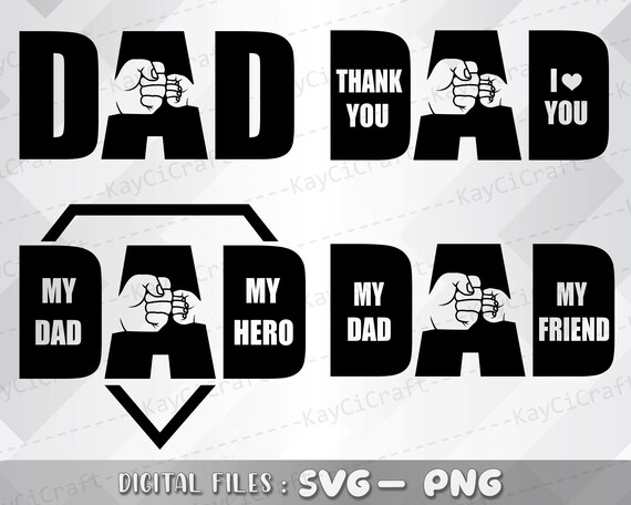 Dad and Baby Svg Hero Dad SVG Father and Son - Etsy