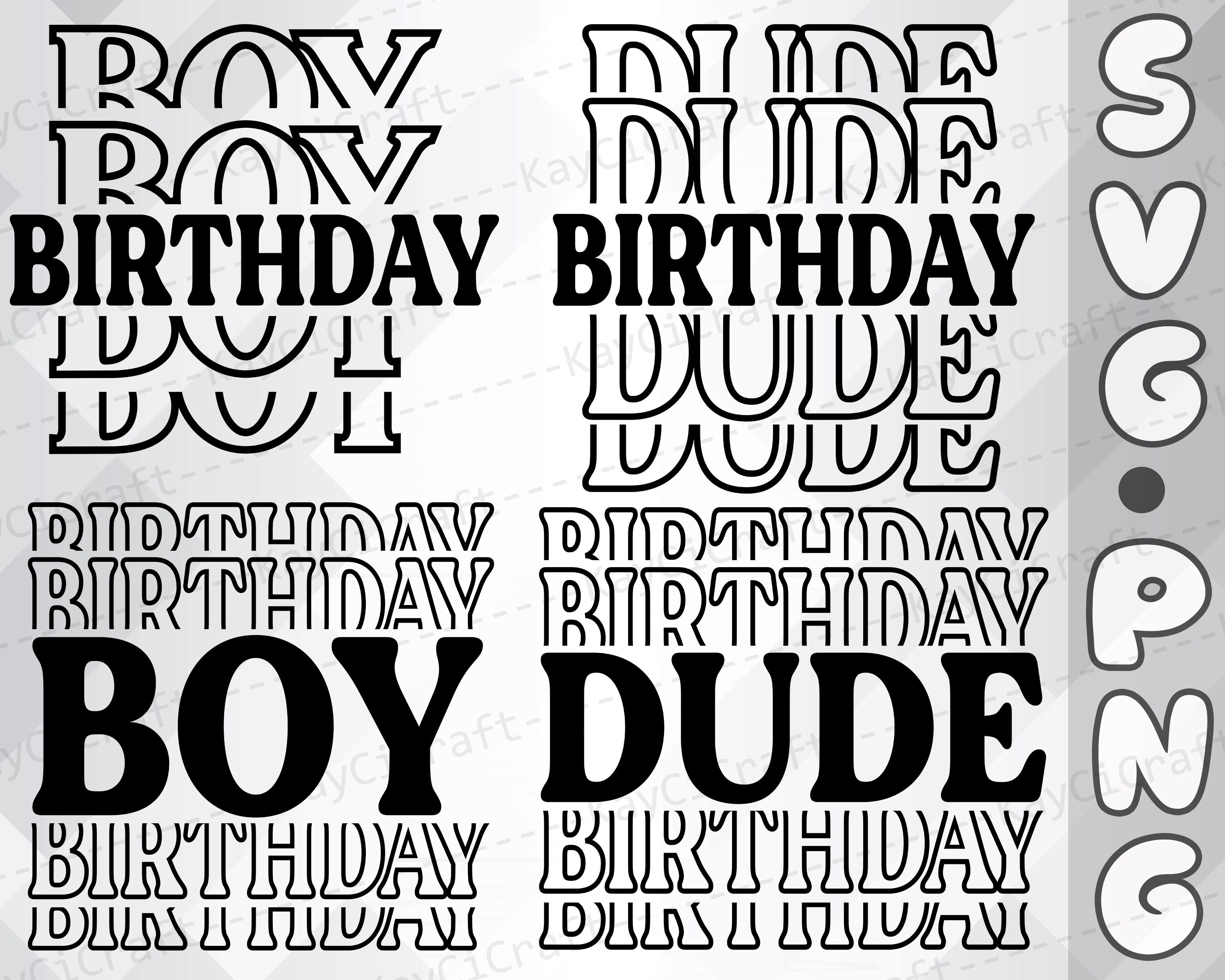 Birthday Boy Svg / Birthday Dude Svg / Birthday Svg / Birthday Kid Svg ...