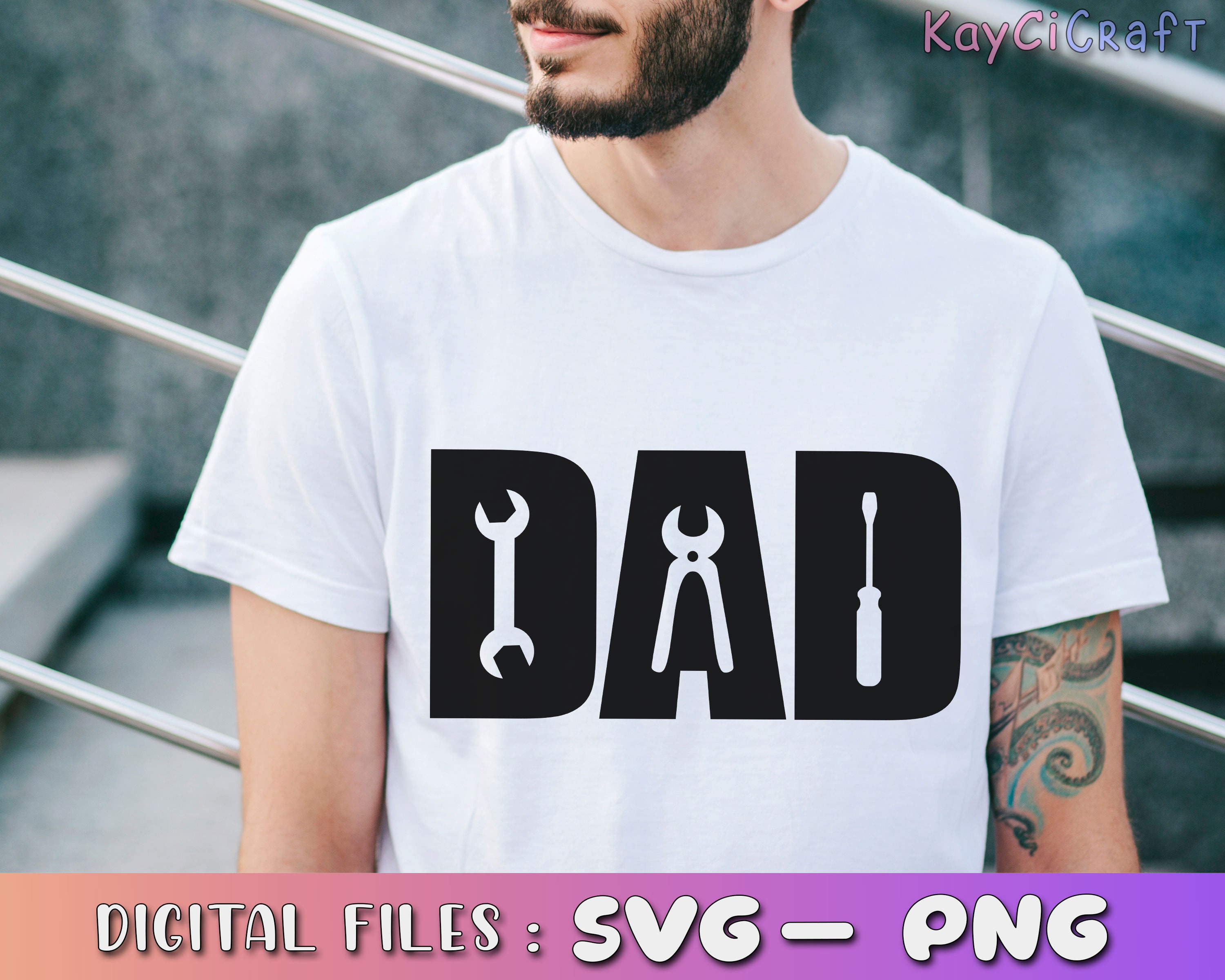 Dad SVG Dad Tools Bundle SVG Father's Day Svg Gym - Etsy