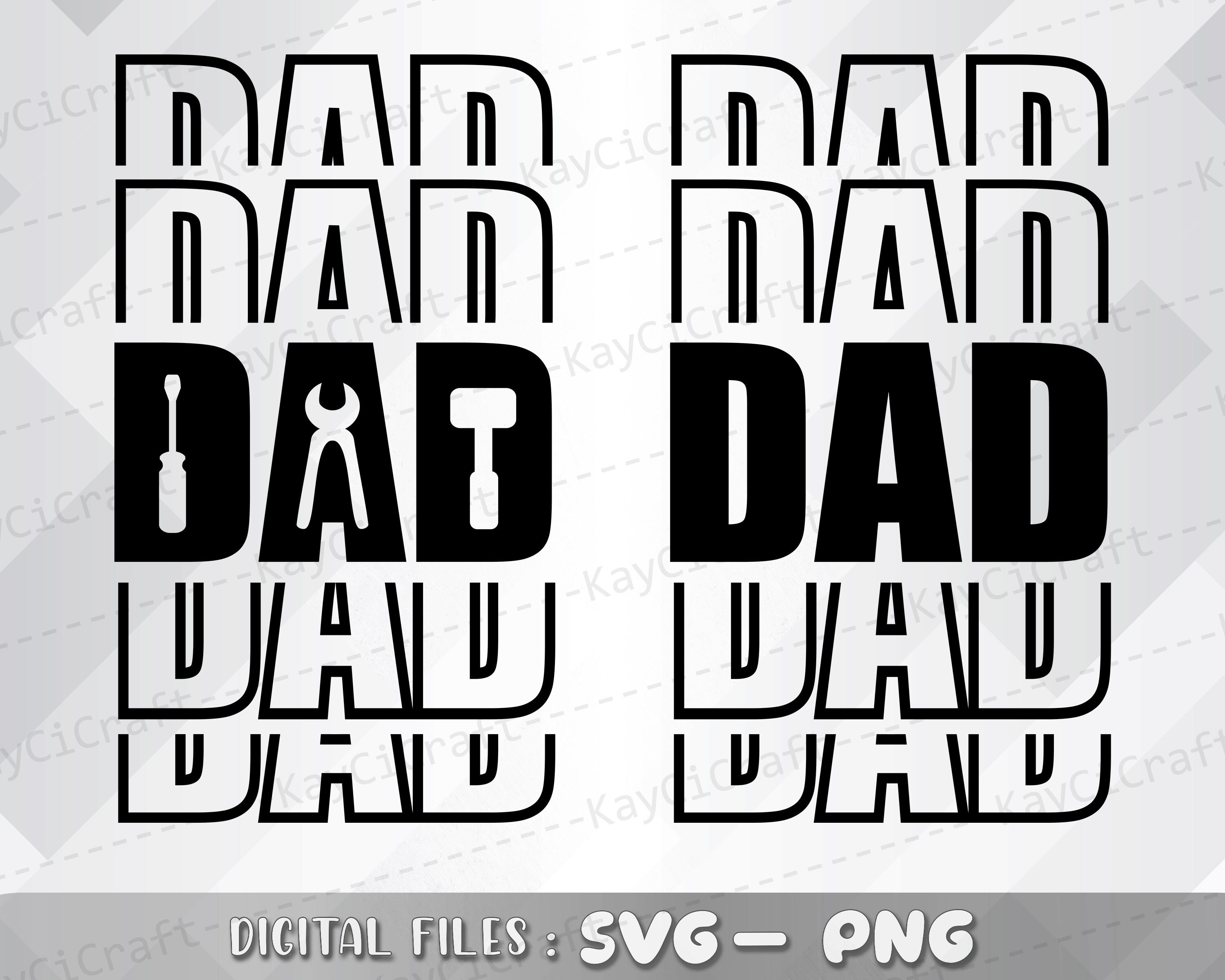 Dad SVG Dad Tools SVG Father's Day Svg Dad Bundle | Etsy