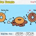 Boring or Sweet - Cute Comic Svg | Cute Donut Svg | Comic for Child SVG ...