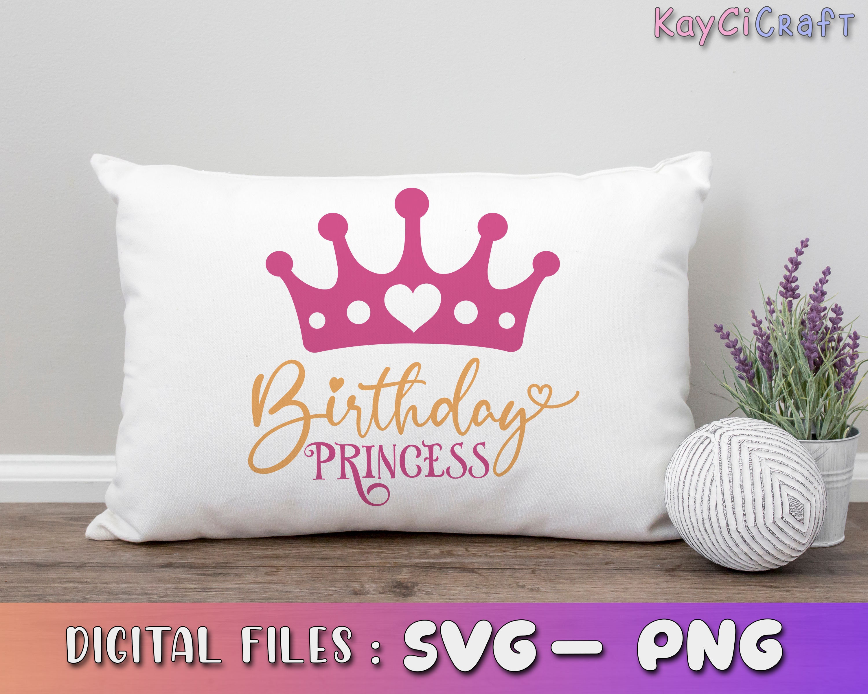 Birthday Princess Svg / Birthday Svg / Birthday Girl Svg / Birthday ...