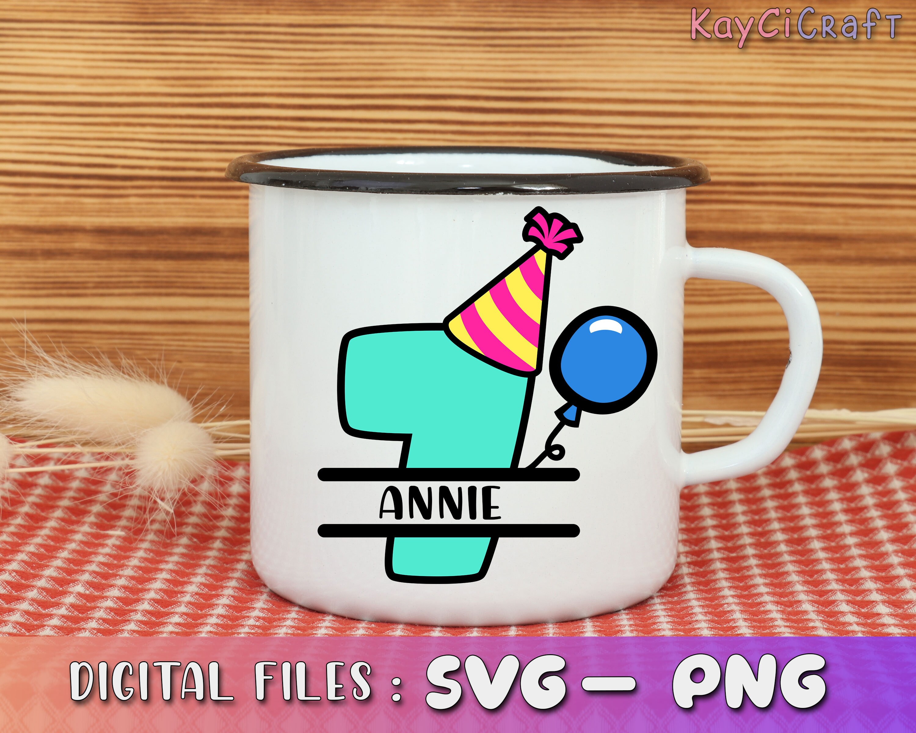 Personalized Birthday Number SVG Birthday Age Monogram SVG - Etsy