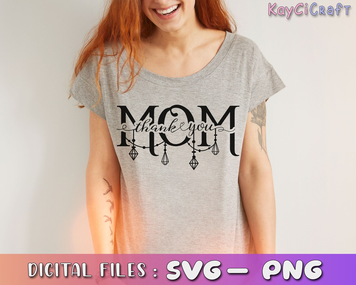 Mom Split Monogram SVG I Love You Mom SVG Mother's Day - Etsy