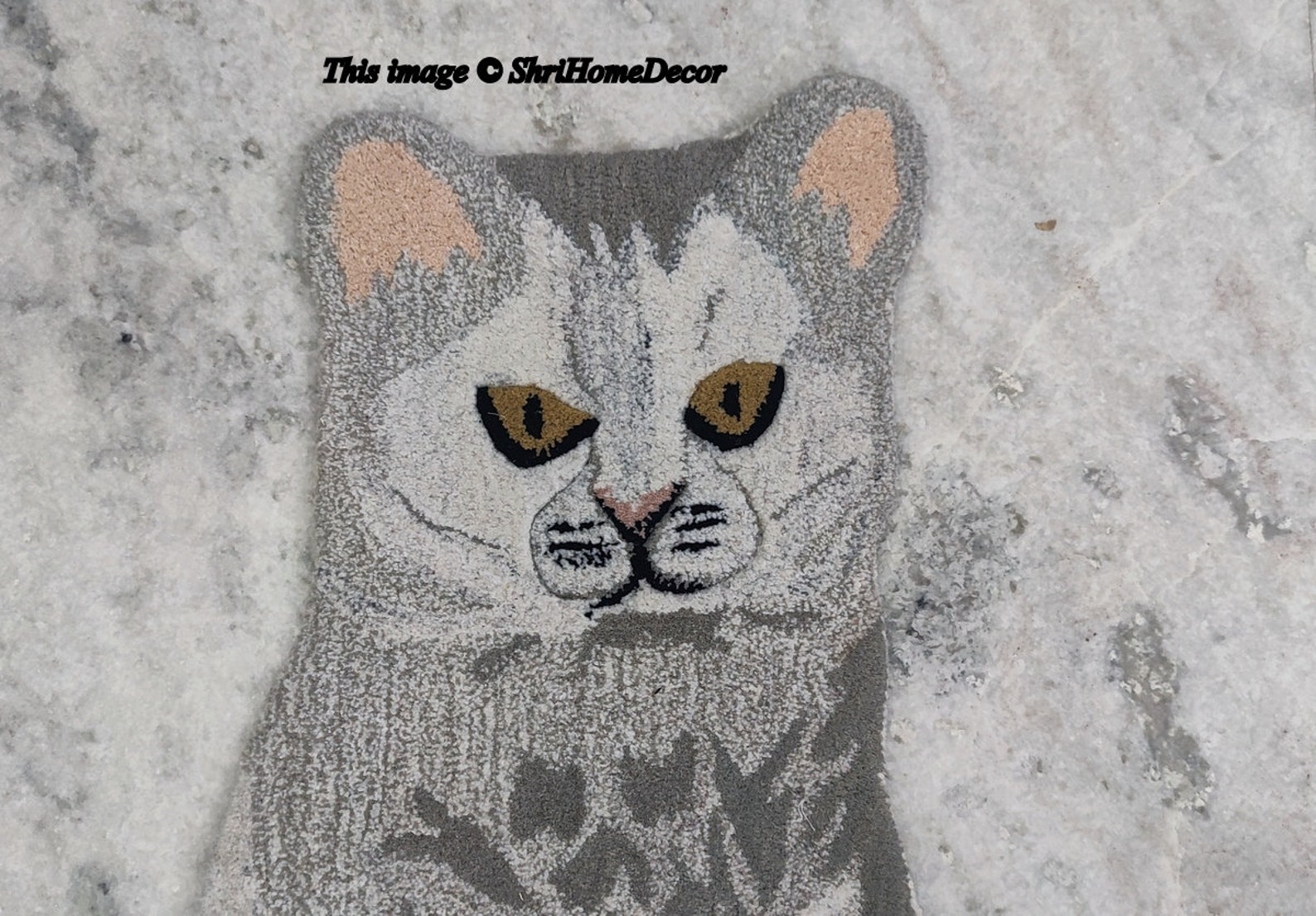 Hand Tufted Cat Skin Wool Carpet Home Decorative Living Room | Etsy