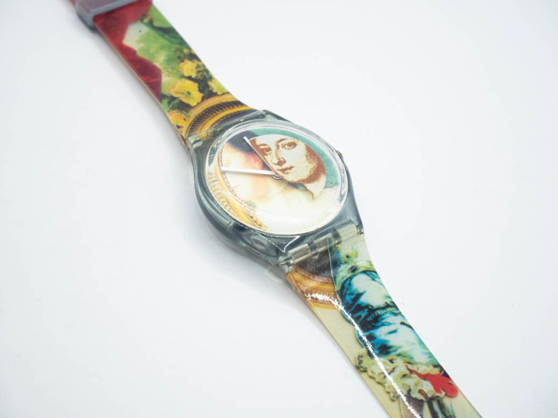 Vintage Swatch - the Lady & the Mirror (GN170, 1997) - Etsy