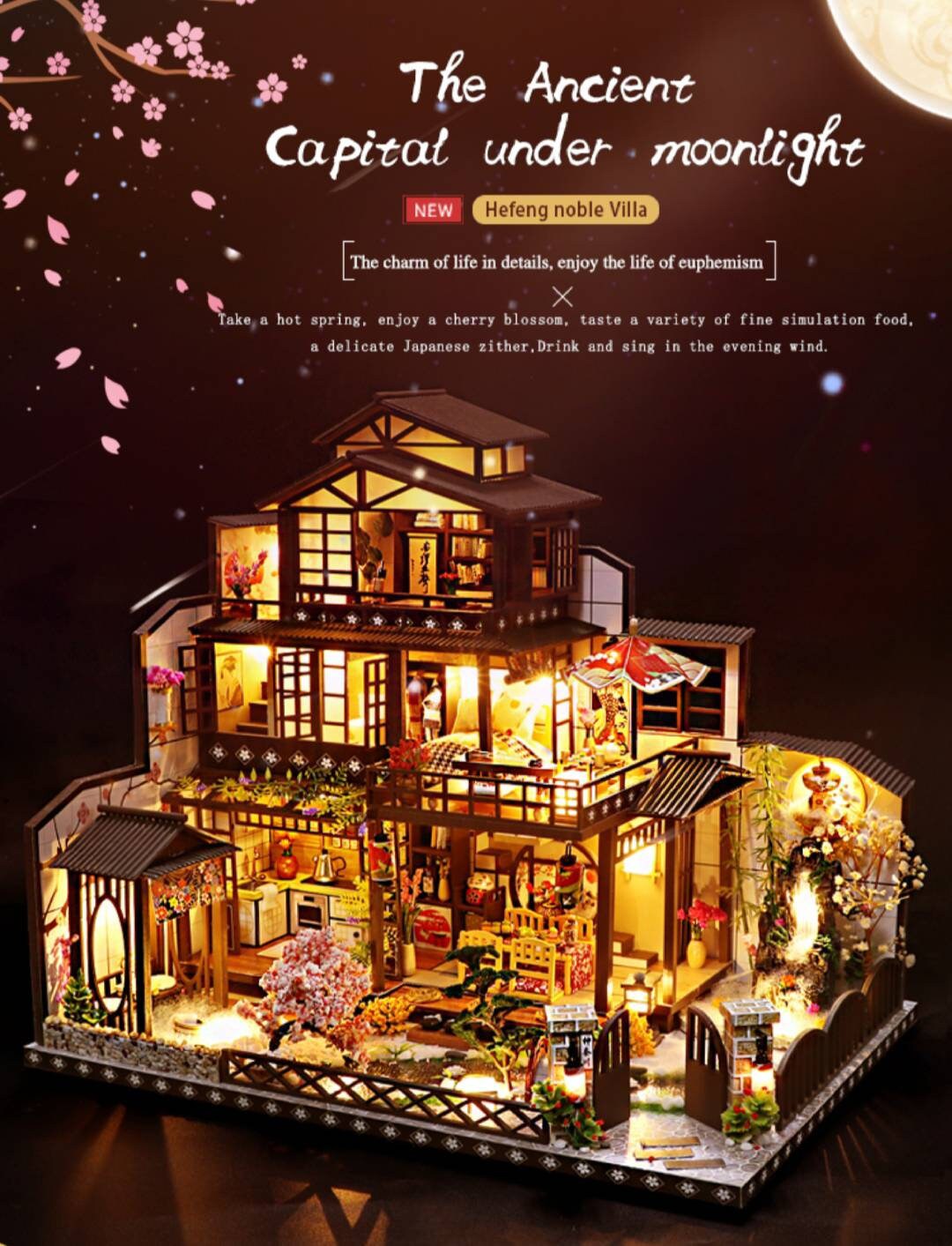 DIY Japanese Dollhouse Traditional Style Wooden Miniature Doll | Etsy