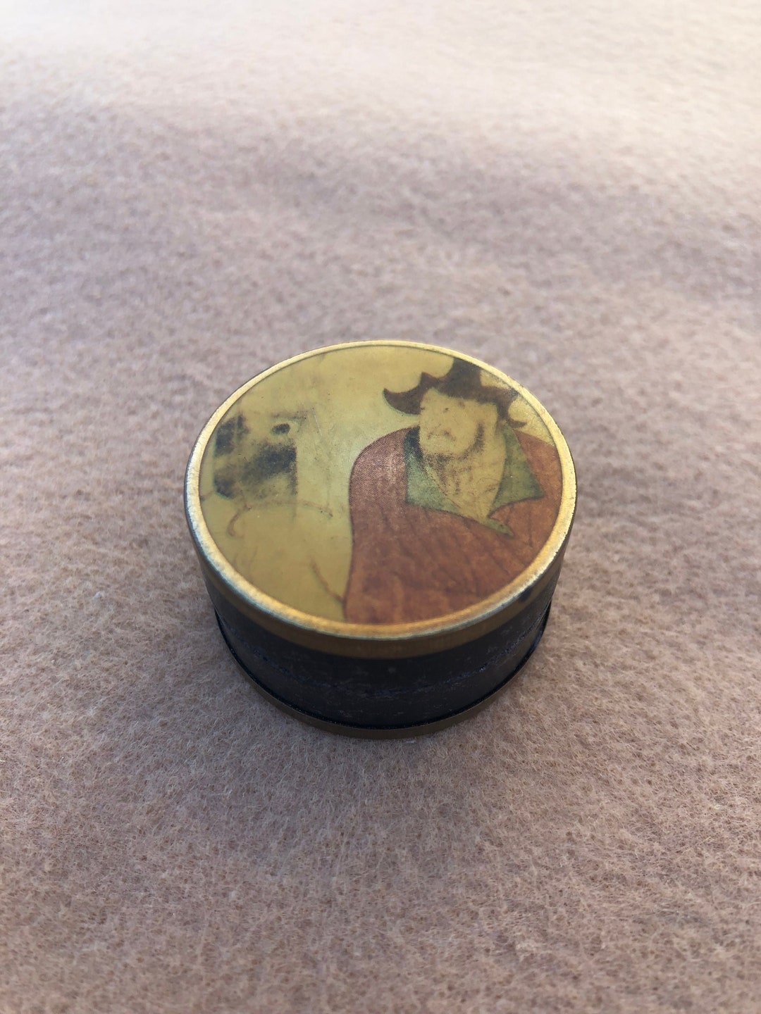 Chinese Snuff Box Asian Celluloid Pill Box Collectable Early Plasic ...