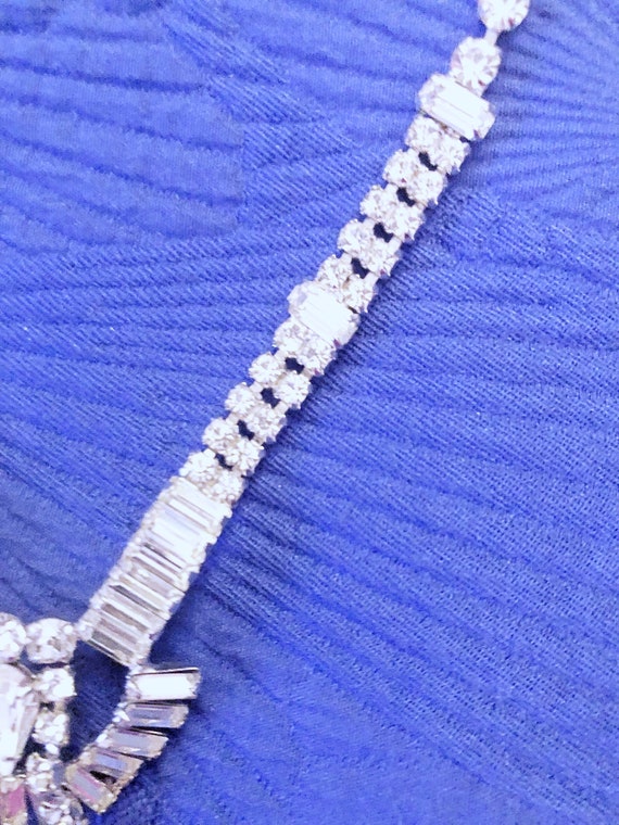 ART DECO Inspired - Jay Flex Sterling - Vintage Neckl… - Gem