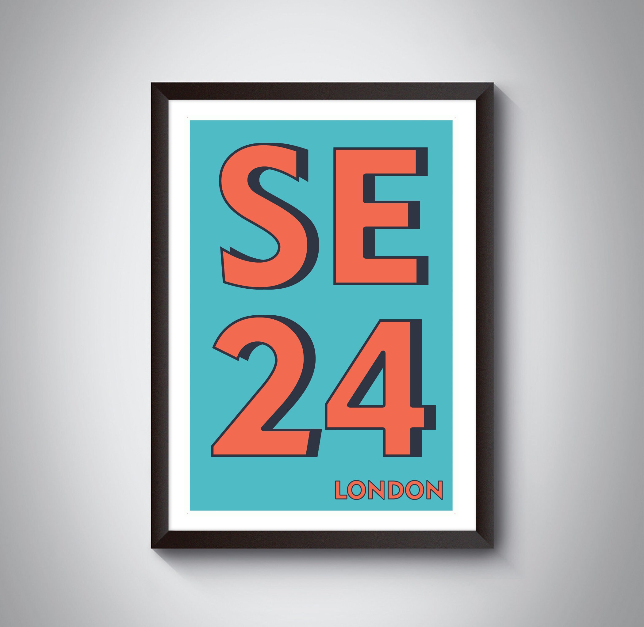 SE24 Brockwell / Dulwich / Herne Hill London Postcode - Etsy UK