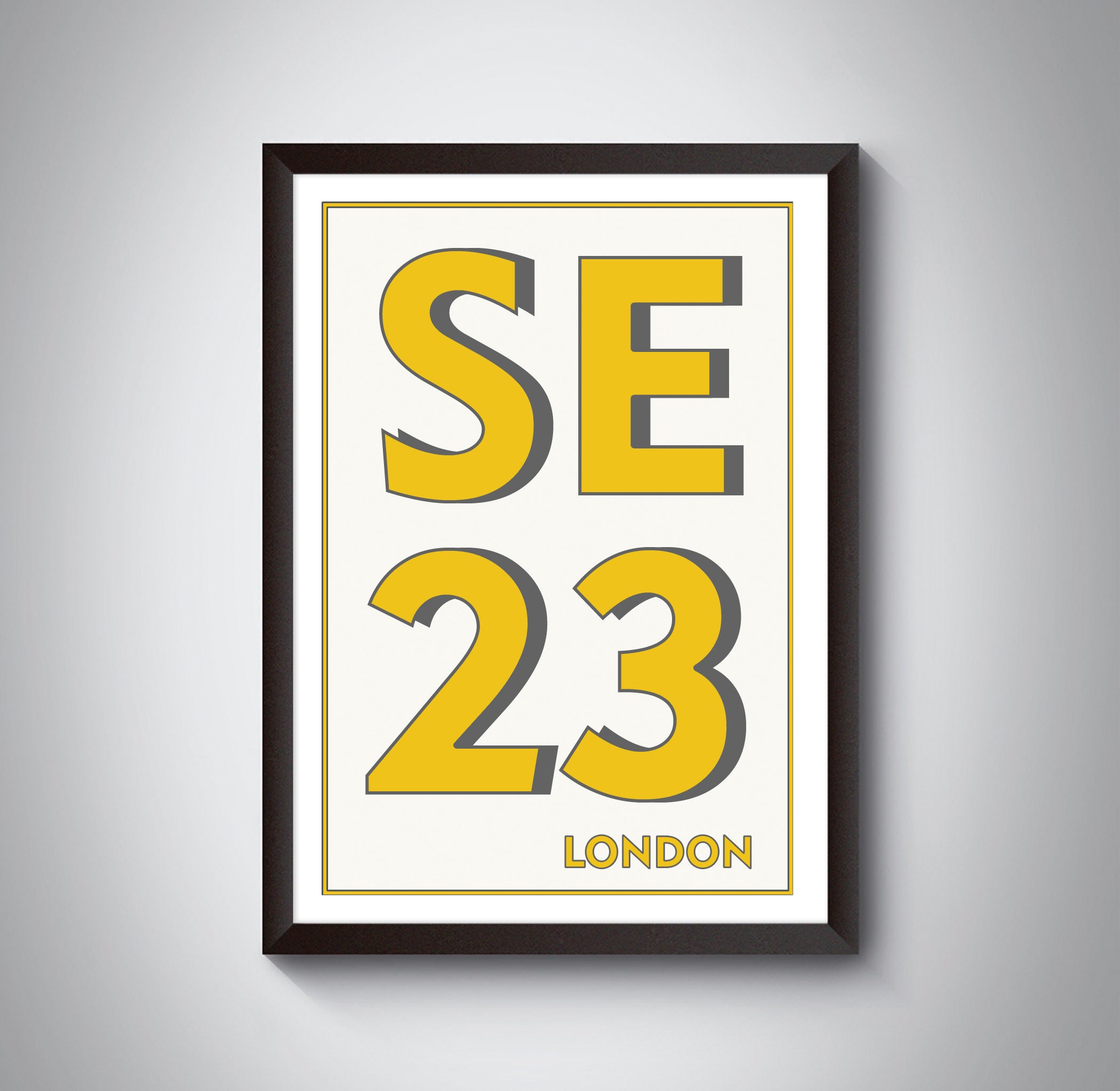 SE23 Forest Hill / Honor Oak London Postcode Typography - Etsy UK