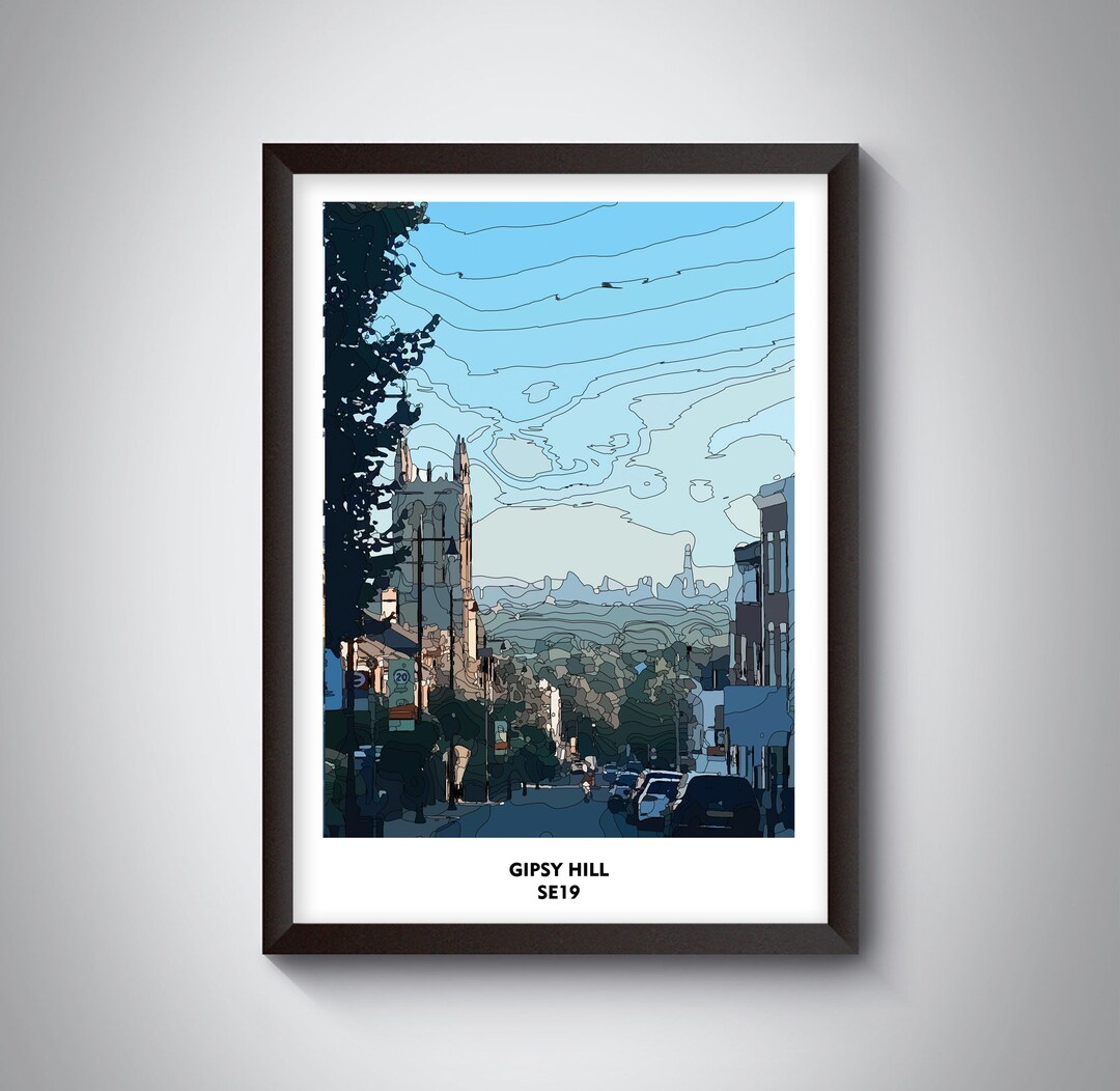 Gipsy Hill SE19 | South London Art Print | the View From Gipsy Hill ...