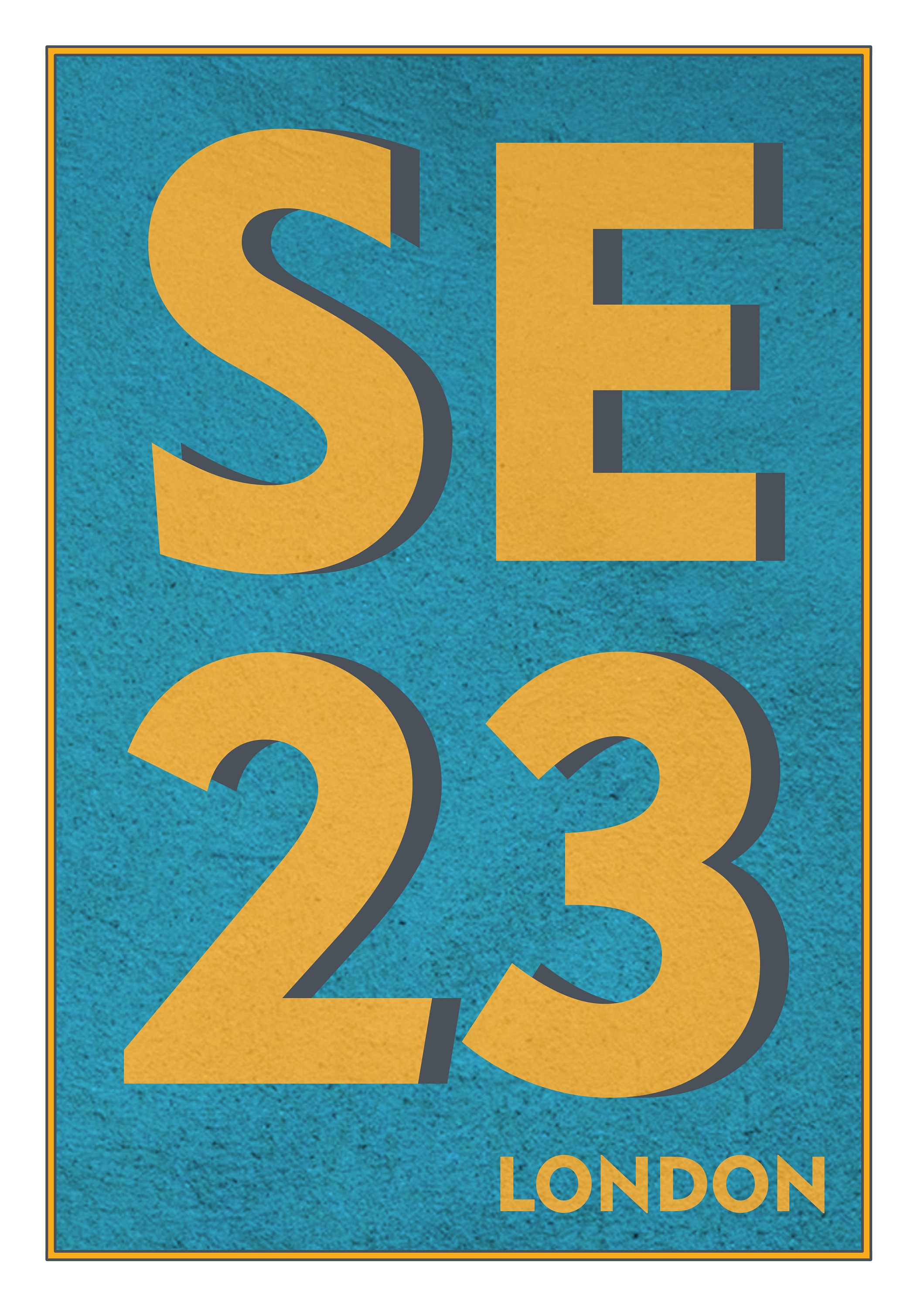 SE23 Forest Hill / Honor Oak London Postcode Typography - Etsy UK