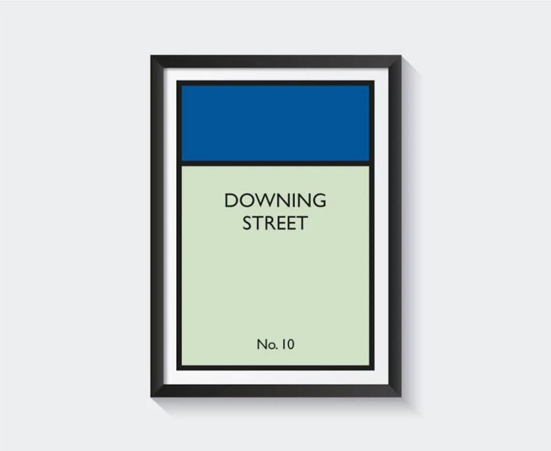 Personalised Monopoly Board Print, New Home Gift, Wall Art, Gift Idea ...