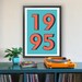 1995 Print - Personalised Typography Print- Your Special Year in the ...