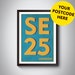 Custom Personalised Postcode Print Typography Print Your Home in the ...