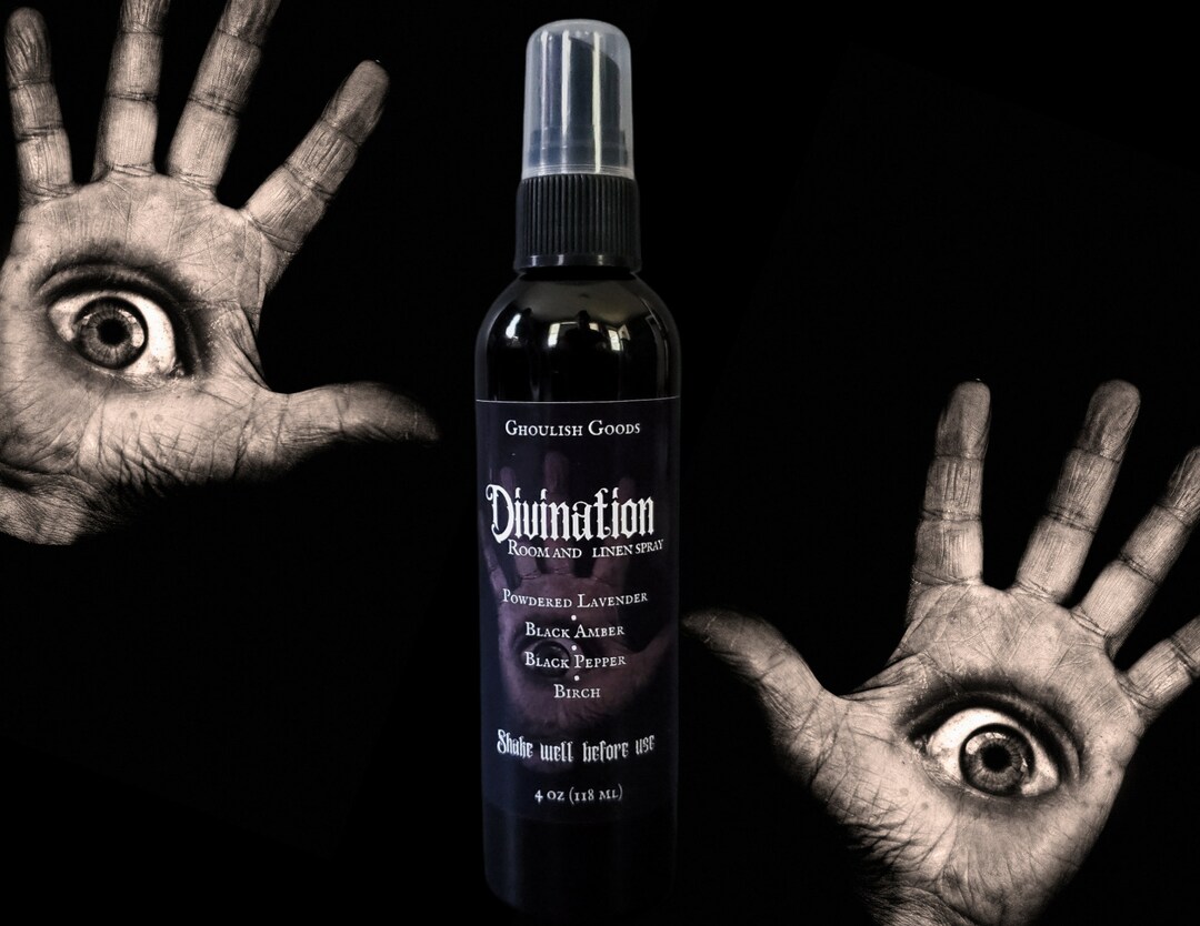 DIVINATION SPRAY Goth Room Spray and Linen Alternative Unique Fragrance ...