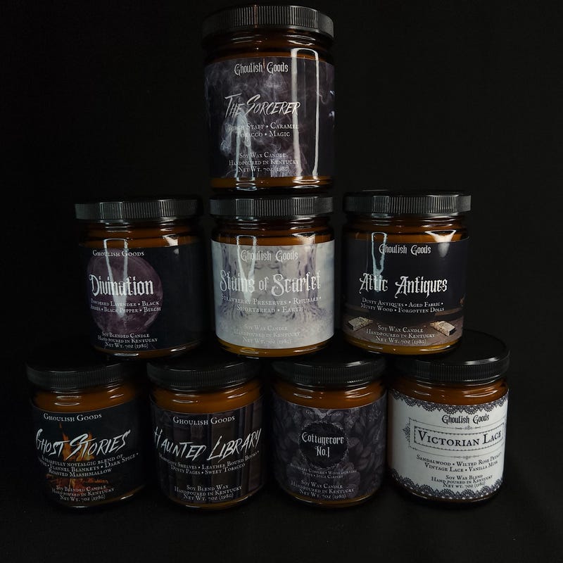 Gothic Candle - Etsy
