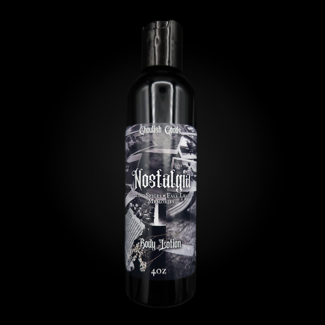 Nostalgia Lotion Goth Lotion Alternative Unique Fragrance Earthy Gender ...