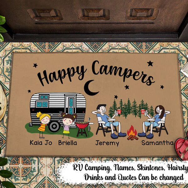 Camper Welcome Mat - Etsy
