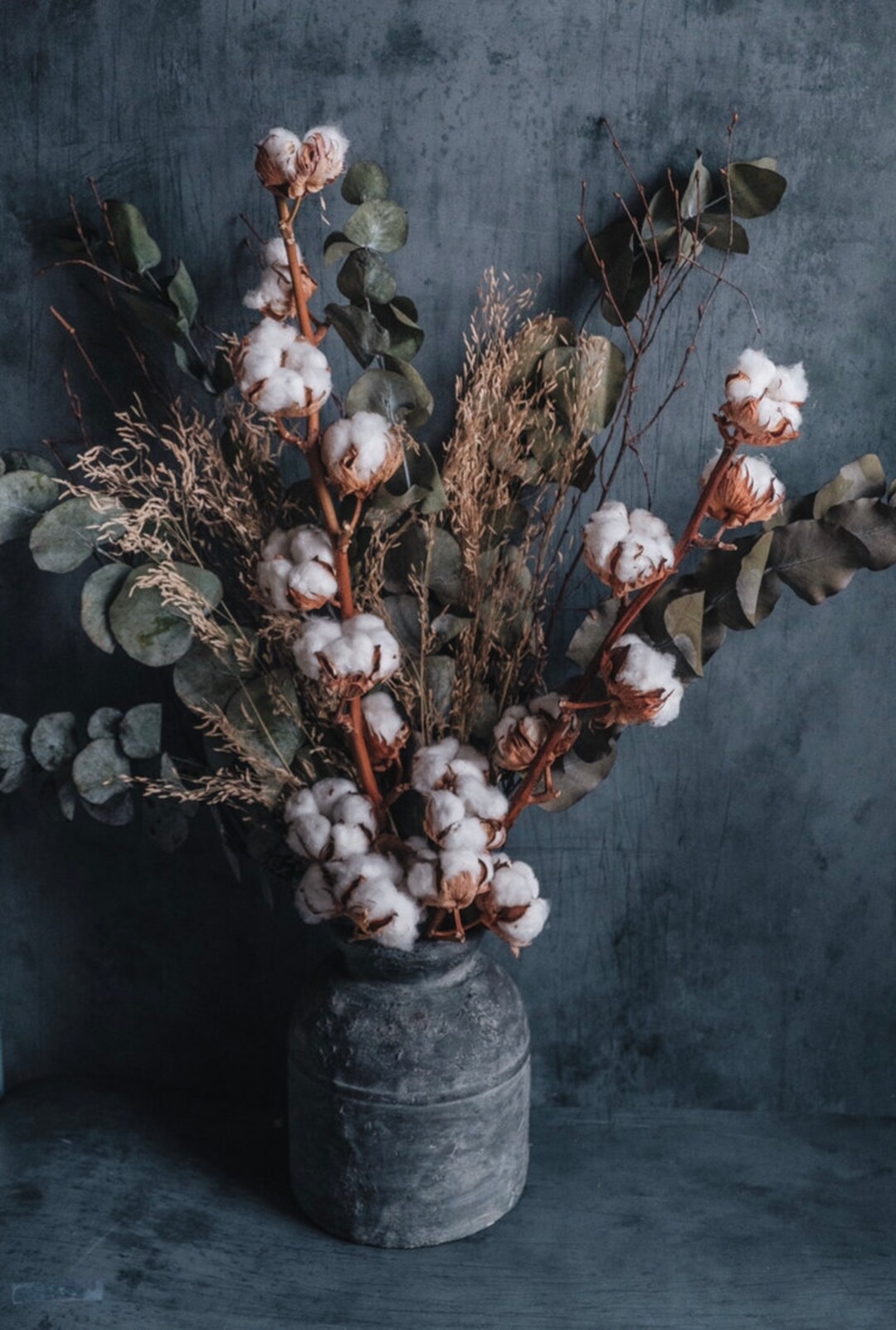 Dried Flower Bouquet Cotton - Etsy