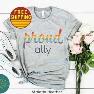 Pride Shirt Gay Pride Ally Shirt Pride Ally Flag Pride Apparel Proud ...