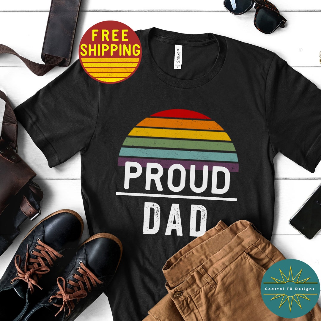 Proud Dad LGBTQ Pride Shirt - Father's Day Gift - Etsy