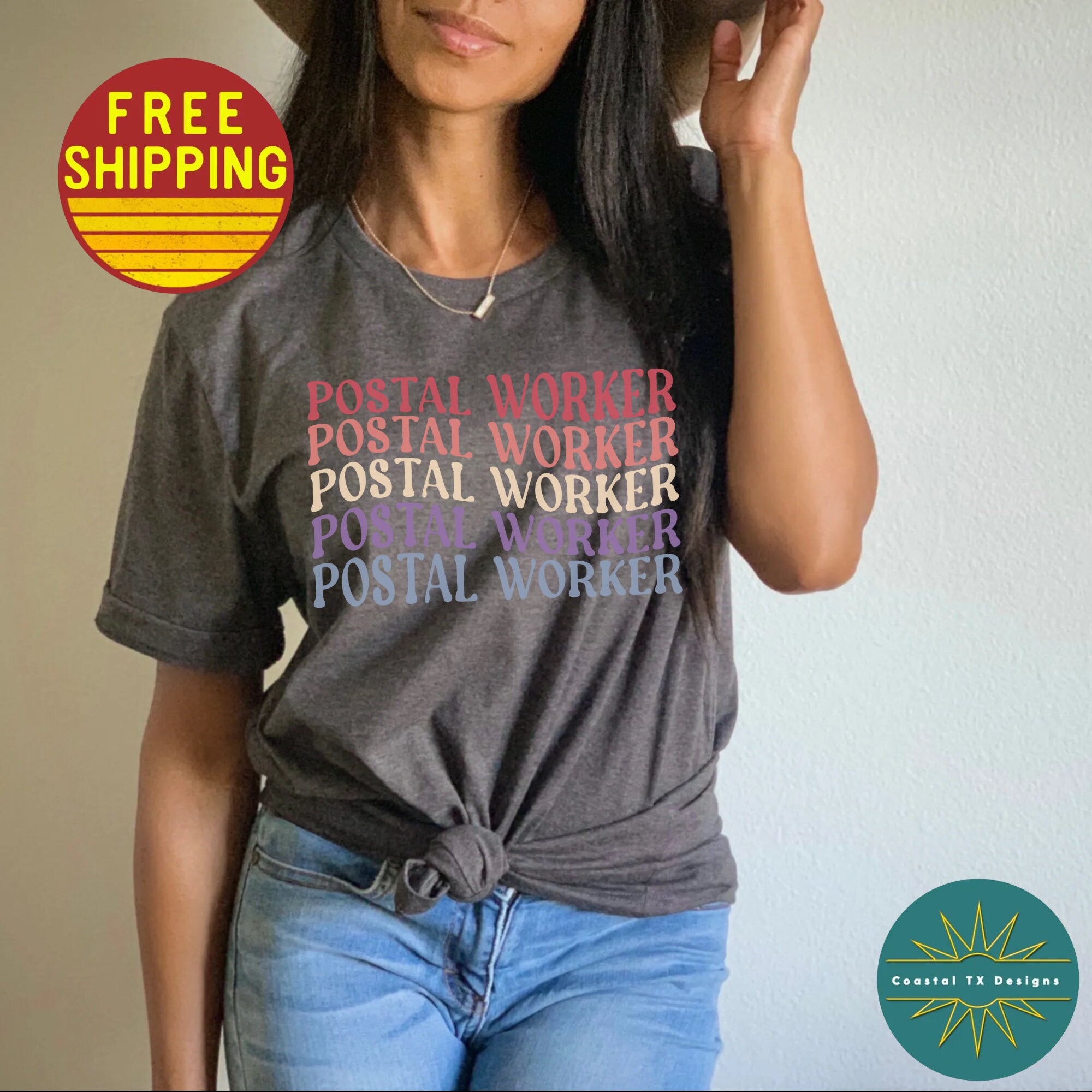 Postal Worker Shirt Postal Worker Gift for Postal Worker - Etsy