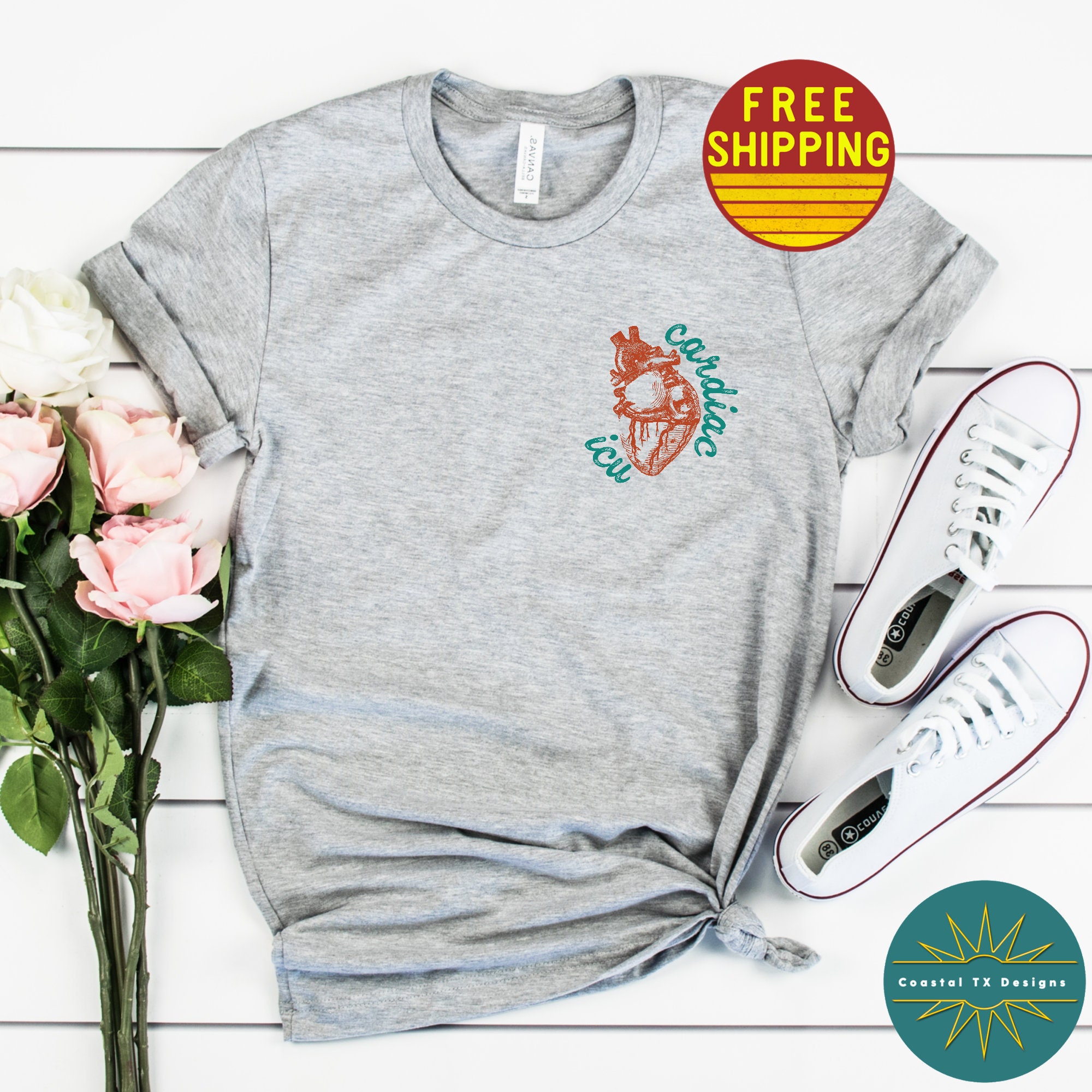 Cardiac ICU Shirt Cardiac ICU Nurse Shirt Cardiac Nurse Shirt | Etsy