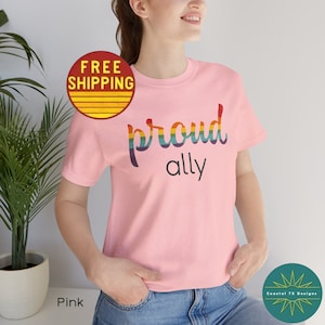 Pride Shirt Gay Pride Ally Shirt Pride Ally Flag Pride Apparel Proud ...