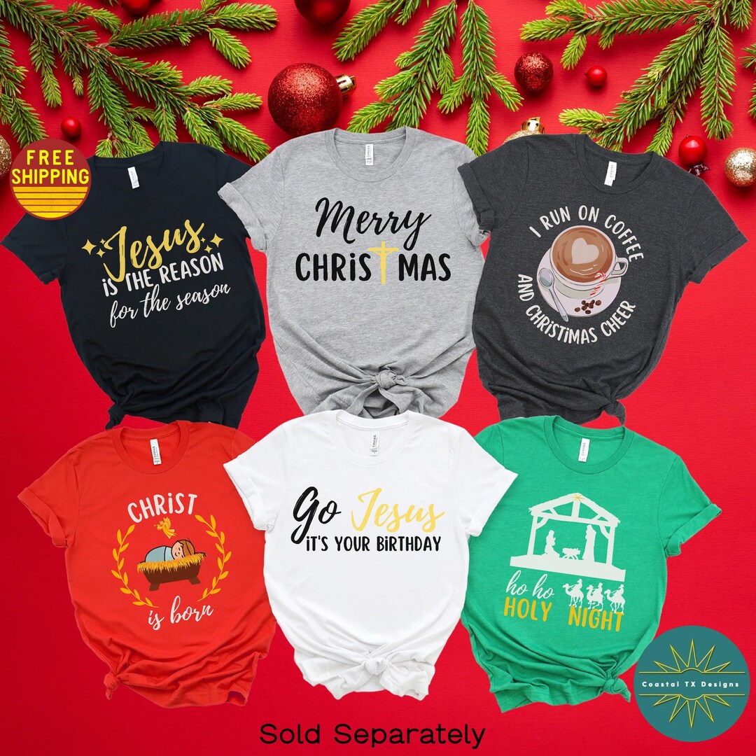 Christian Christmas Shirts Christian Christmas Gifts Christian - Etsy