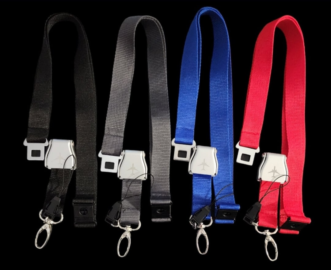 Airplane Seatbelt Buckle Lanyard for Pilots, Flight Attendants, and All ...