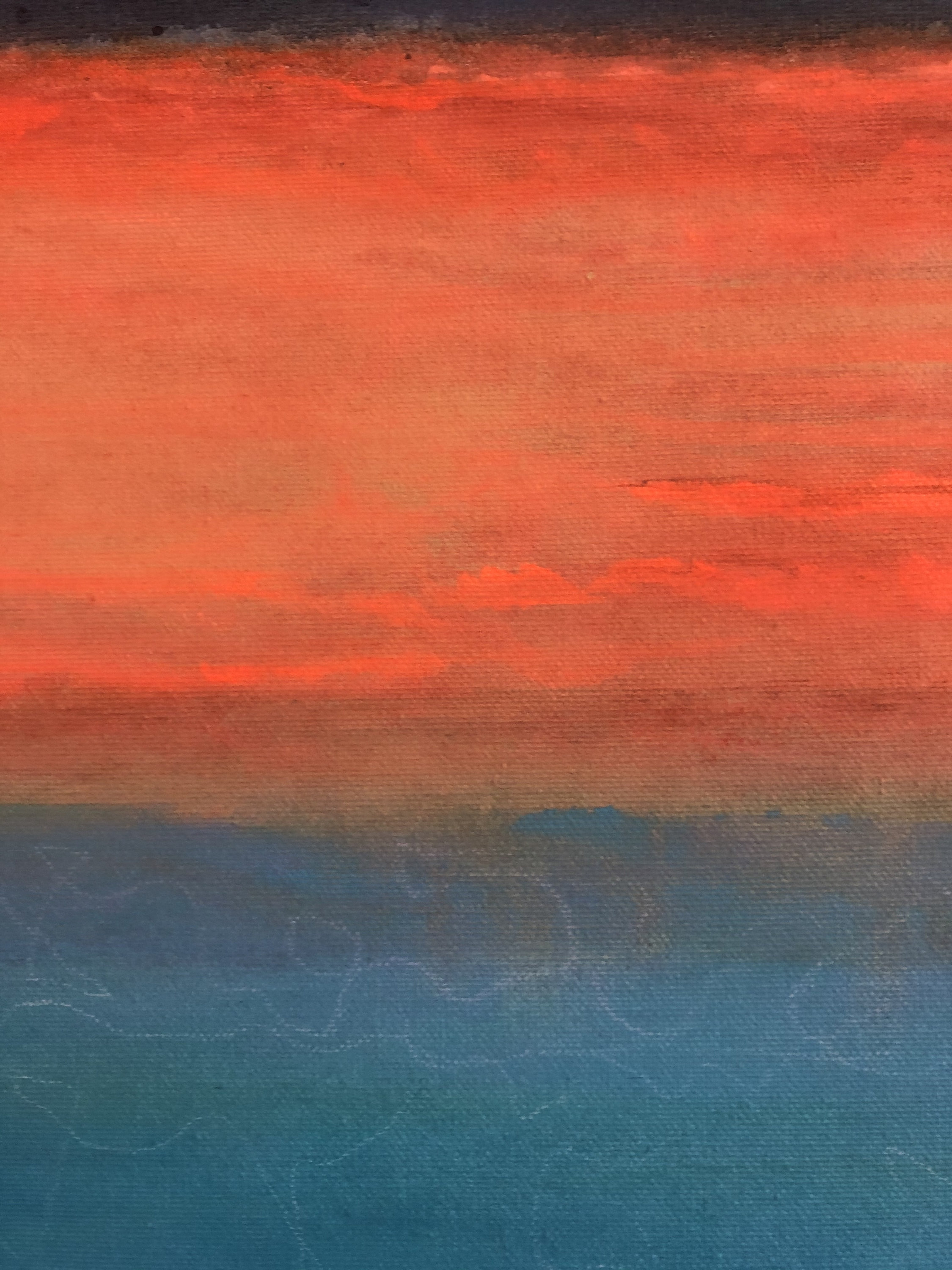 Large Original Acrylic Abstract Landscape Wall Painting Artwork Mark ...