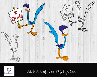 Road Runner Svg | Etsy