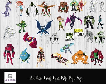 Ben 10 Svg | Etsy