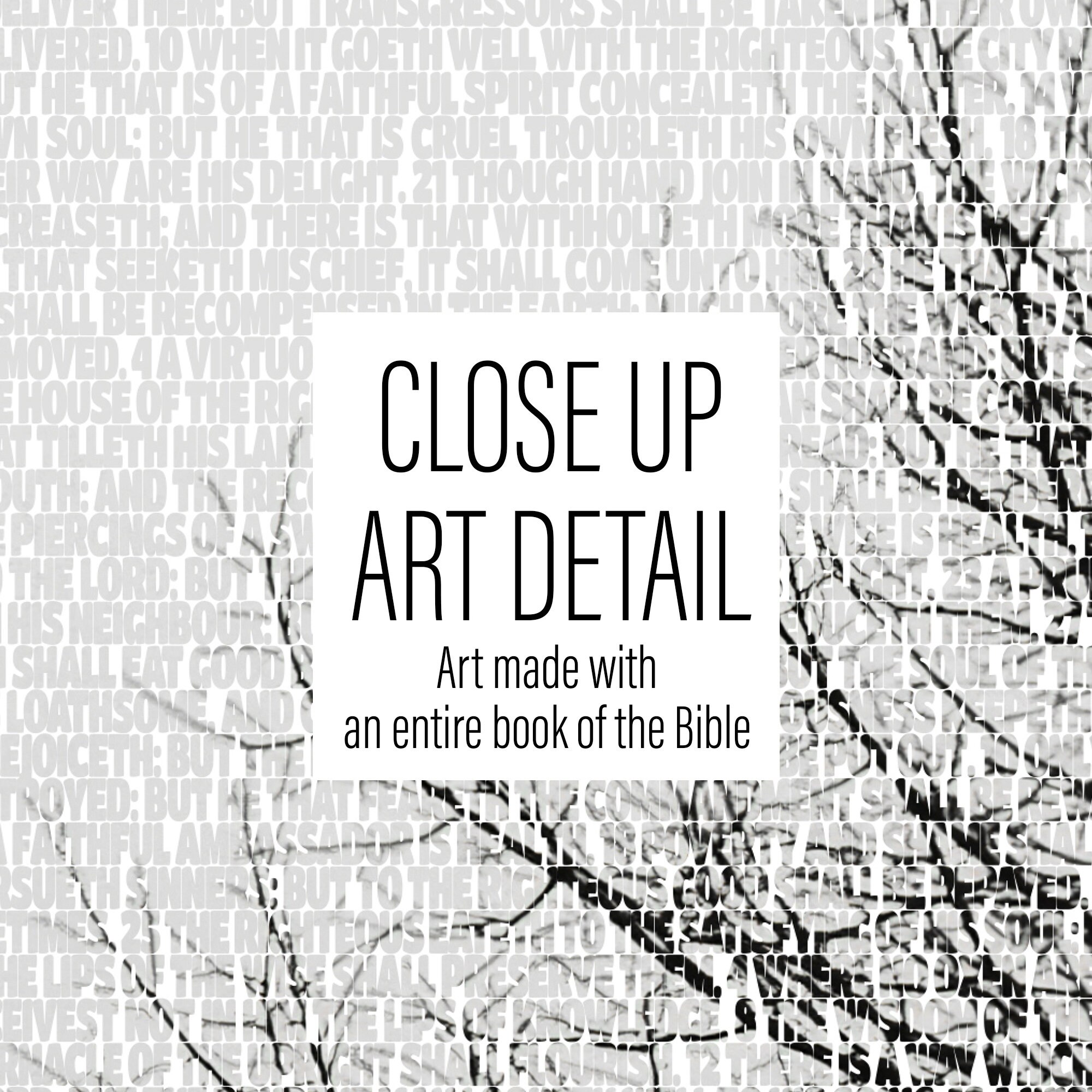 Christian Bible Print Art PROVERBS Bibleposters Tree Unique & Stunning ...