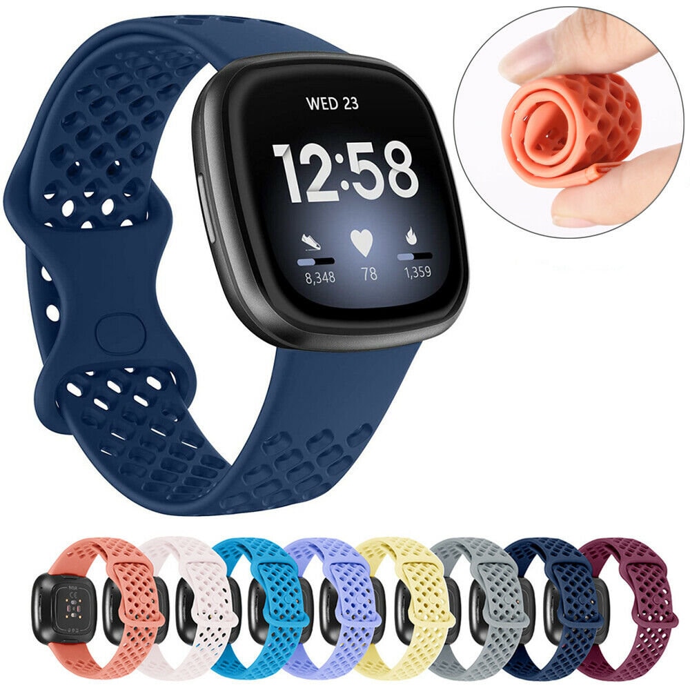 Fitbit Versa 3 / Sense Replacement Band Strap Silicone | Etsy UK Fitbit Versa 3 / Sense Replacement Band Strap Silicone | Etsy UK
