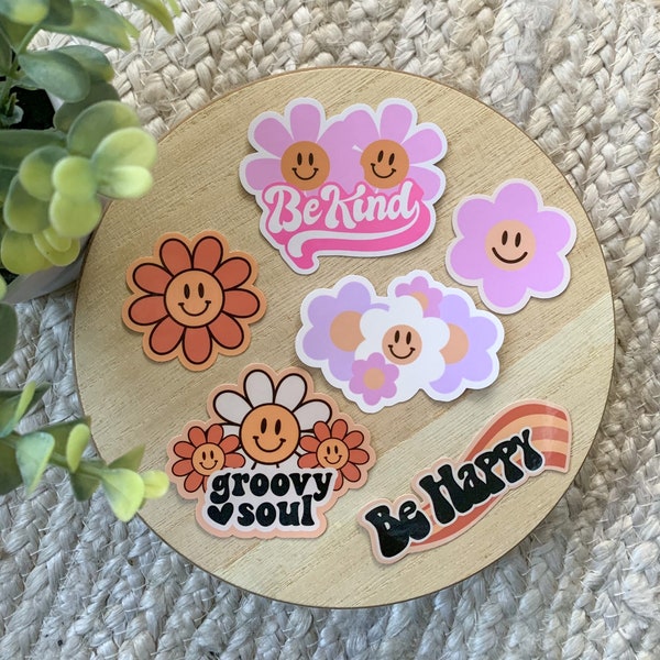 Large Smiley Face Stickers - Etsy