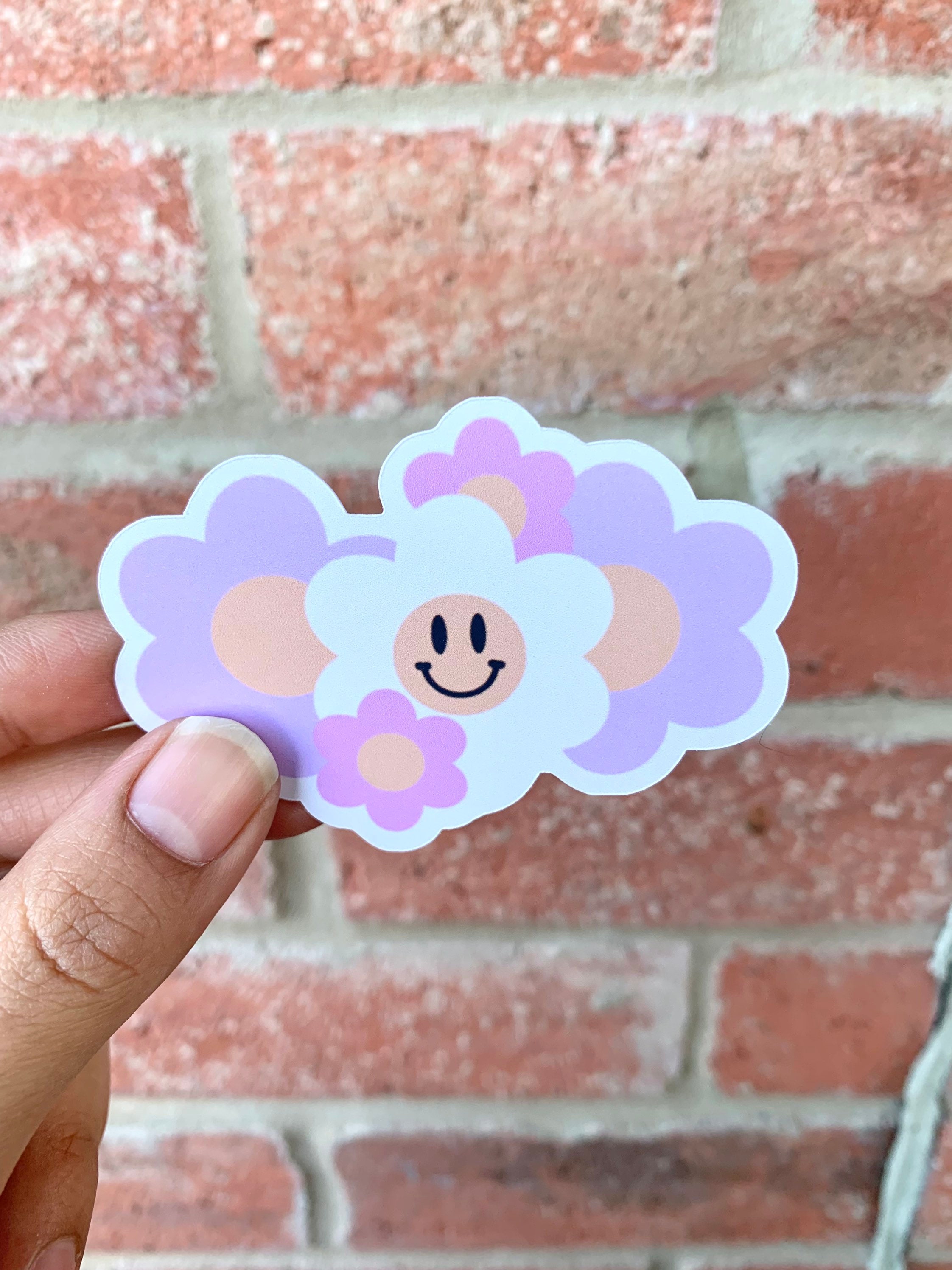 Sticker Pack/ Groovy Stickers/ Retro Stickers/ Smiley Face - Etsy